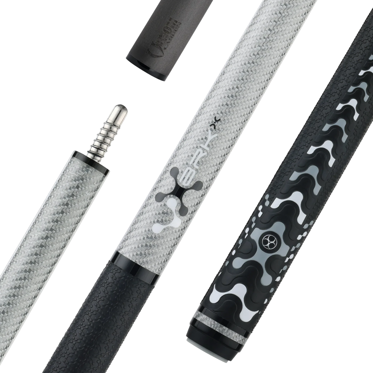 Poison VX Jump/Break Cue with Venom Carbon Fiber Shaft - Gray/Black ...